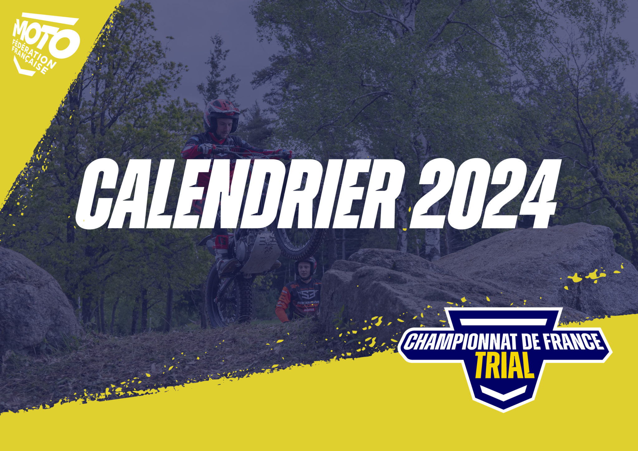 CALENDRIER 2024 - Trial France