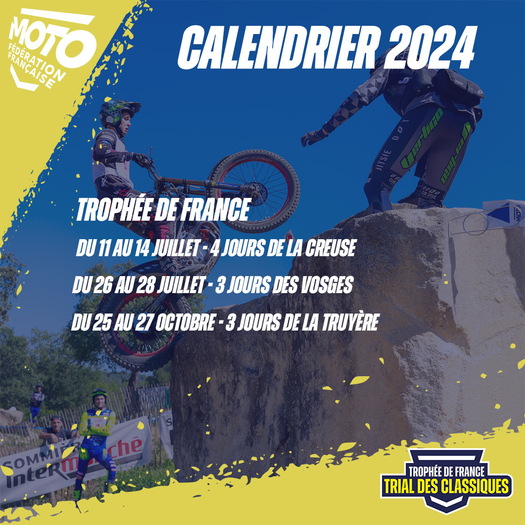 Calendrier Trial Moto 2024